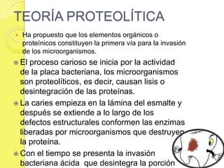Bioquímica de la caries dental | PPTX