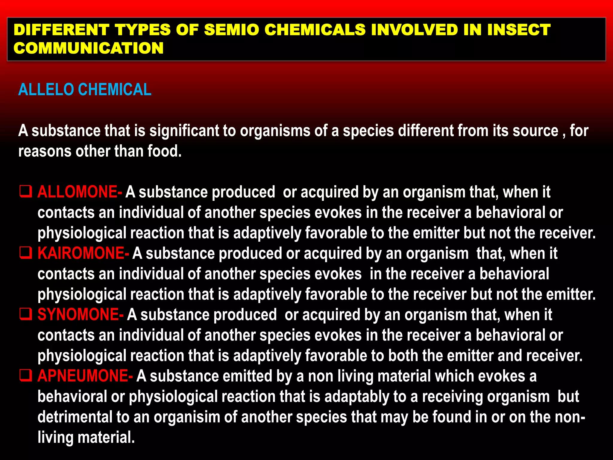 Biorational approach of insect pest control | PPTX