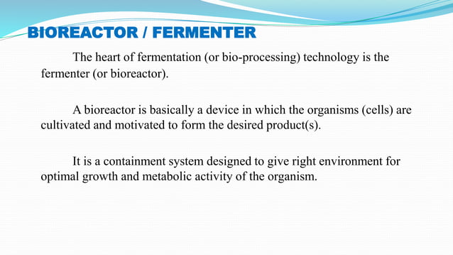 Bioreactor | PPTX | Home Appliances | Home & Garden
