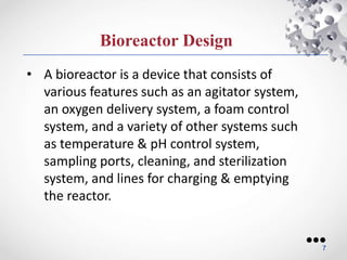 BIOREACTOR kbcibwcnwihwrufhwrcnwrughuercrv | PPTX
