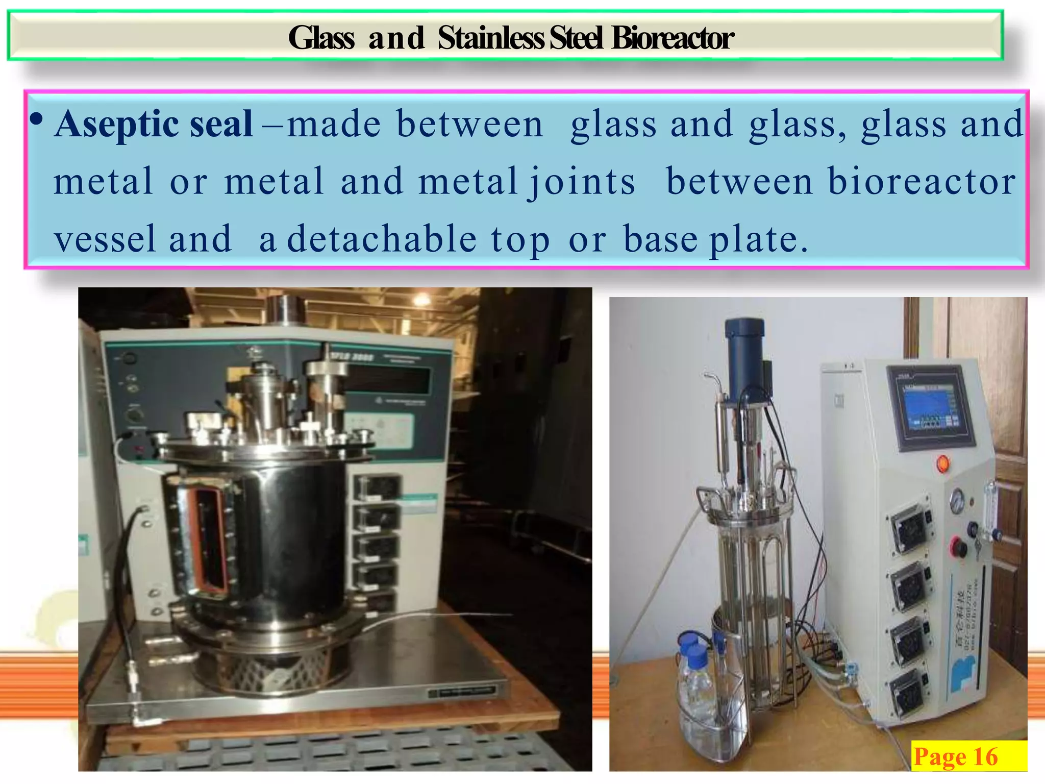 Bioreactor and applications of bioreactors | PPTX | Biotech and ...
