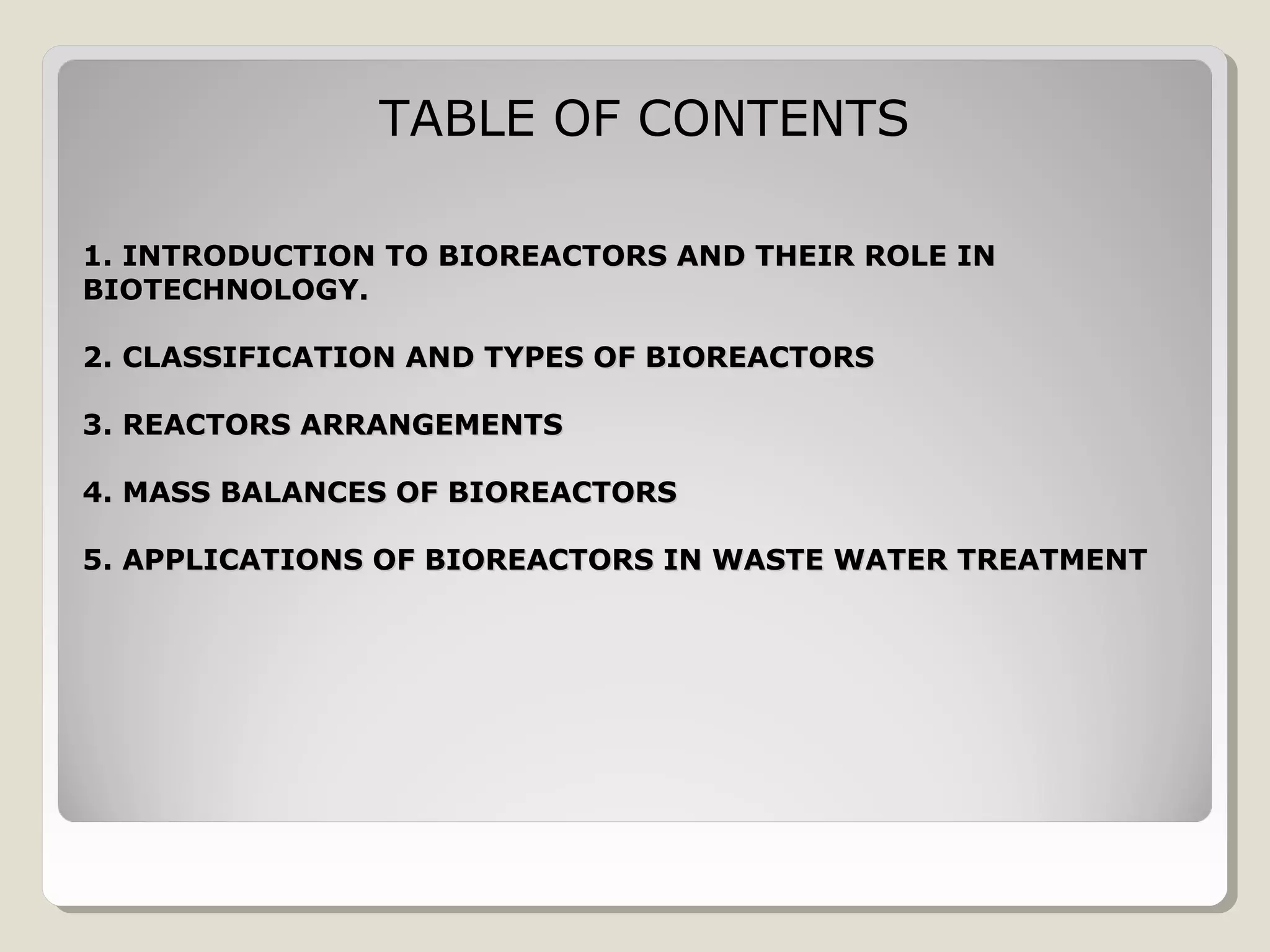 Bioreactors | PPT