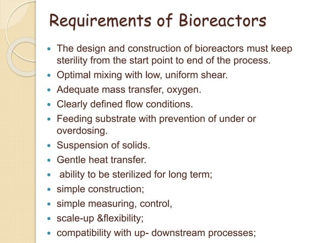Bioreactors | PPTX