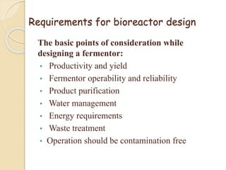 Bioreactors | PPTX