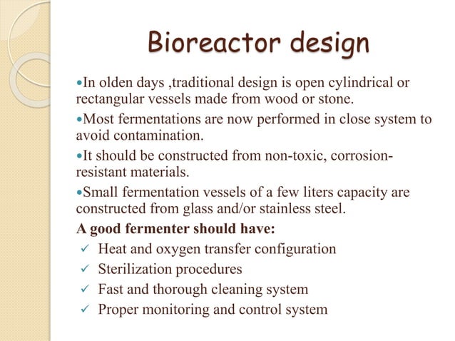 Bioreactors | PPTX