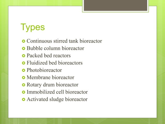 Bioreactors - Basic Designing and Types.pptx | Biotech and Biomedical ...