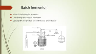 BIO REACTORS- FERMENTORS FOR ANTIBIOTICS | PPTX