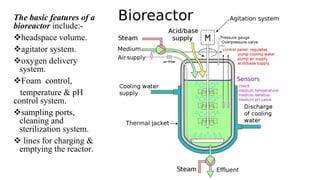 Bioreactors in fermentation technology .pptx