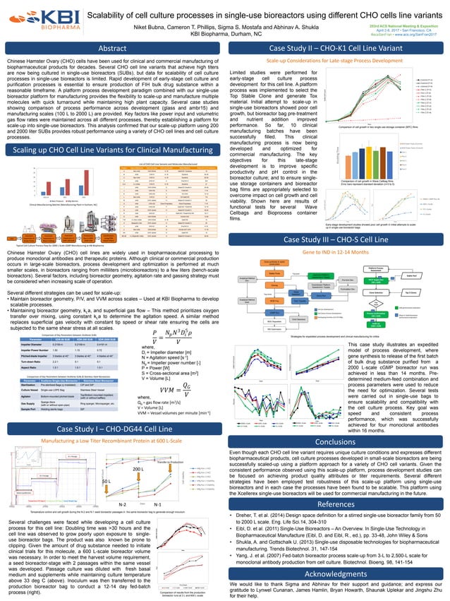 Scalability of Cell Culture Processes in Single-use Bioreactors using ...