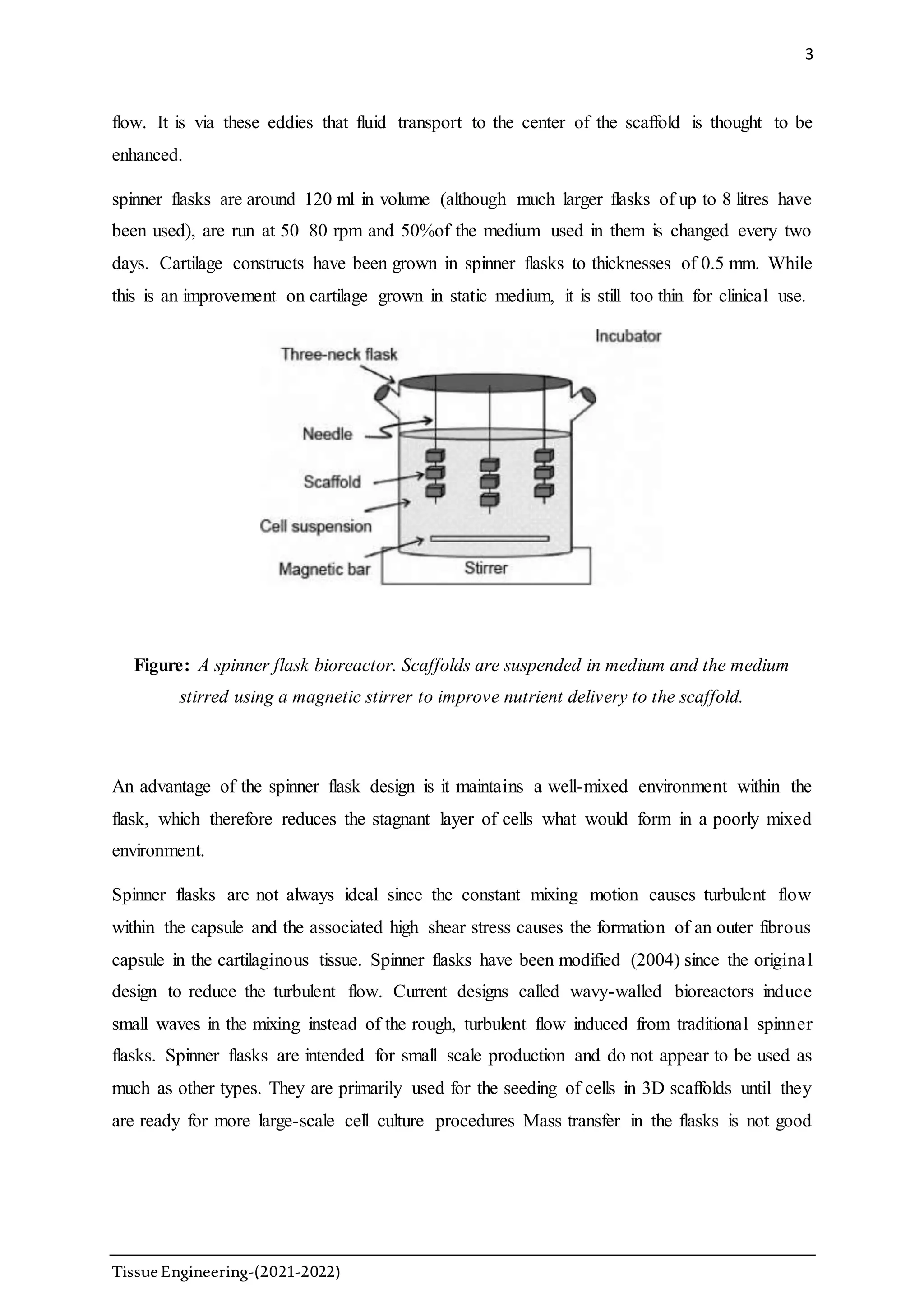 Bioreactors in tissue engineering | DOCX
