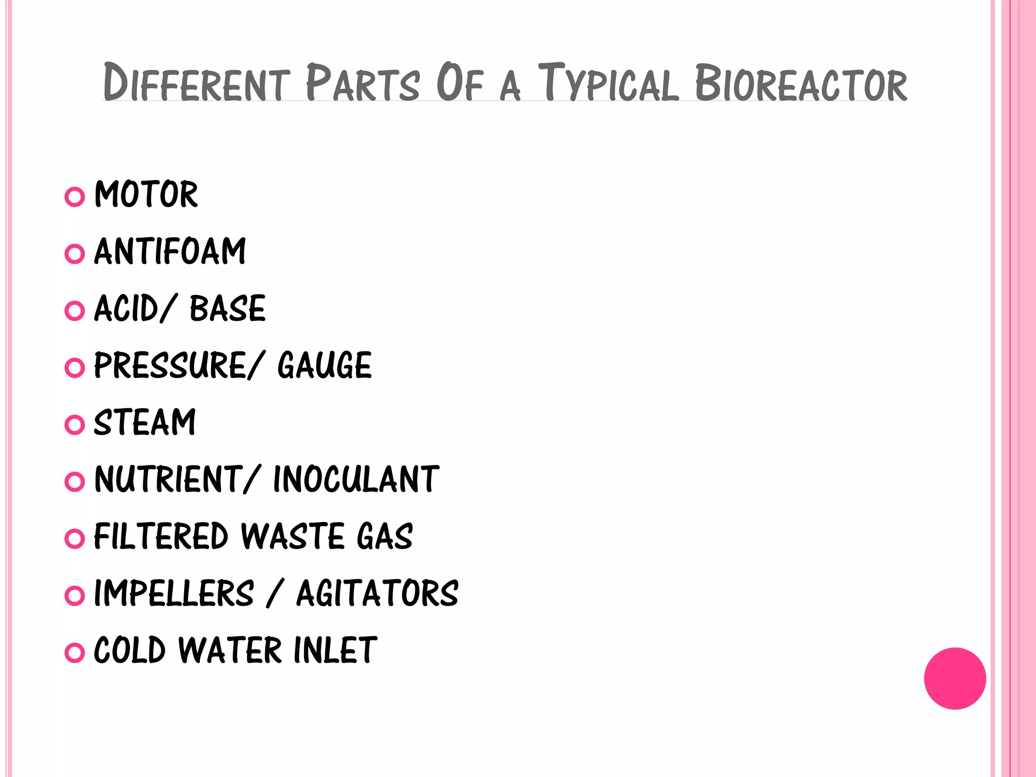 BIOREACTORS OR FERMENTERS | PDF