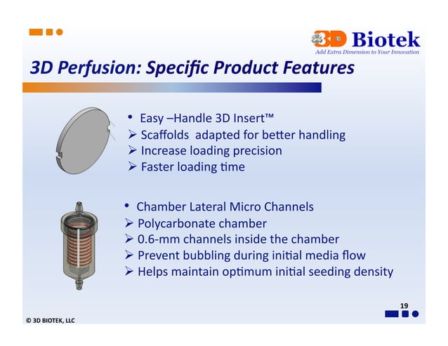 3D Perfusion Bioreactor Technical Presentation | PDF