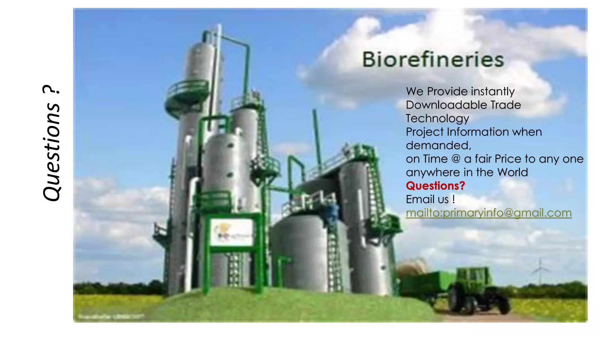 Biorefinery - technology sources | PDF
