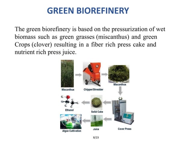 Biorefinery | PPTX | Agriculture | Industries