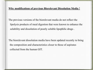 Biorelevant ppt | PPTX
