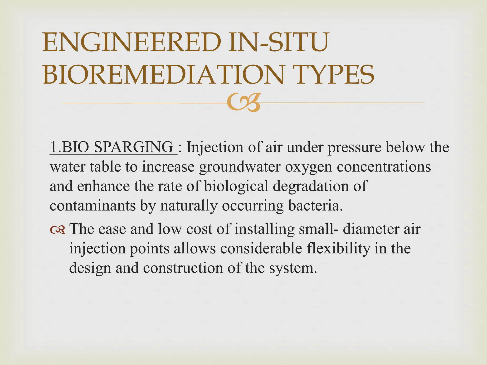 Bioremadiation-.pdf types of Bioremediation process | PDF