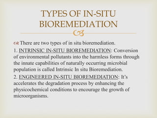 Bioremadiation-.pdf types of Bioremediation process | PDF | Gardening ...