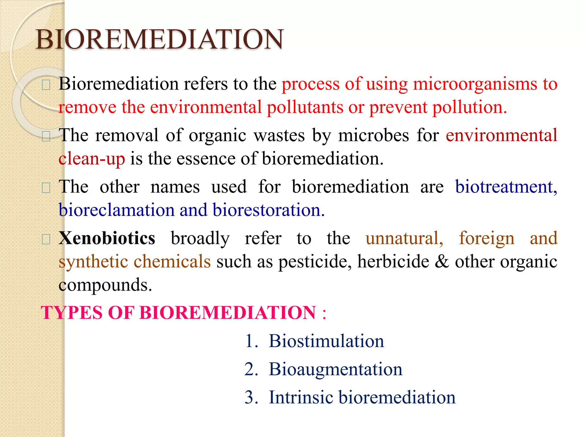 Bioremediation | PPTX