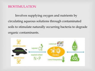 Biostimulation Bioremediation