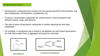 BIOREMEDIATION - Degradation of nitro aromatic compounds | PPTX