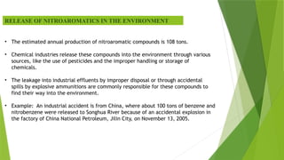 BIOREMEDIATION - Degradation of nitro aromatic compounds | PPTX