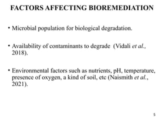 bioremediation and biosurfactant of microbes | PPT