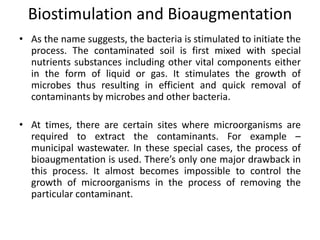 Bioremediation introduction | PPTX | Gardening | Home & Garden
