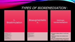Bioremediation - A METHOD TO SAVE EARTH | PPT