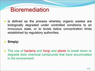 Bioremediation | PPT