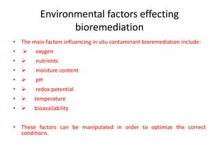 Bioremediation and phytoremediation | PPTX