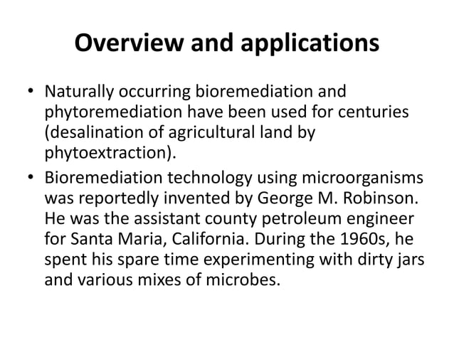Bioremediation and phytoremediation | PPTX | Gardening | Home & Garden