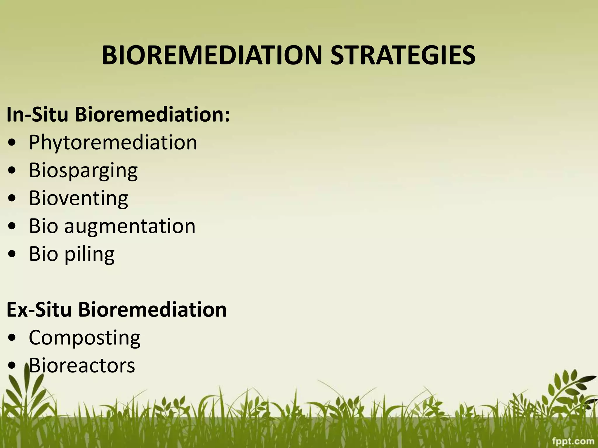 Bioremediation | PPT