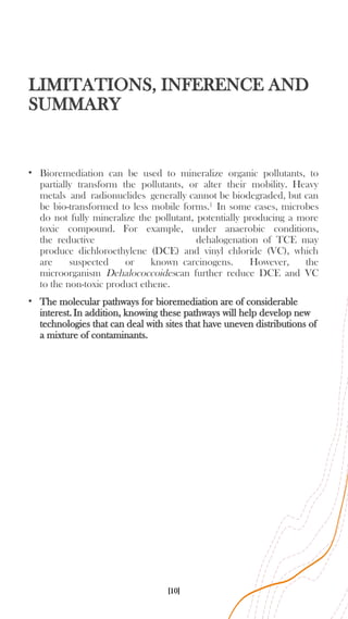 BIOREMEDIATION : A PHYSIOCHEMICAL APPROACH | PPTX