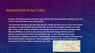 BIOREMEDIATION IN PAPER AND PULP INDUSTRY.pptx