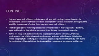 BIOREMEDIATION IN PAPER AND PULP INDUSTRY.pptx