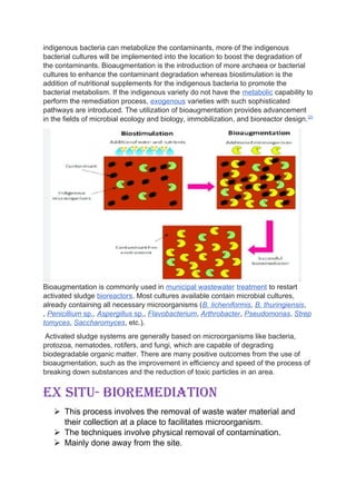 bioremediation, types, diagram, flowchart, Graduation levelnew.docx