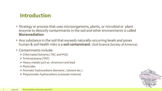 Bioremediation of contaminated soils | PPTX | Gardening | Home & Garden