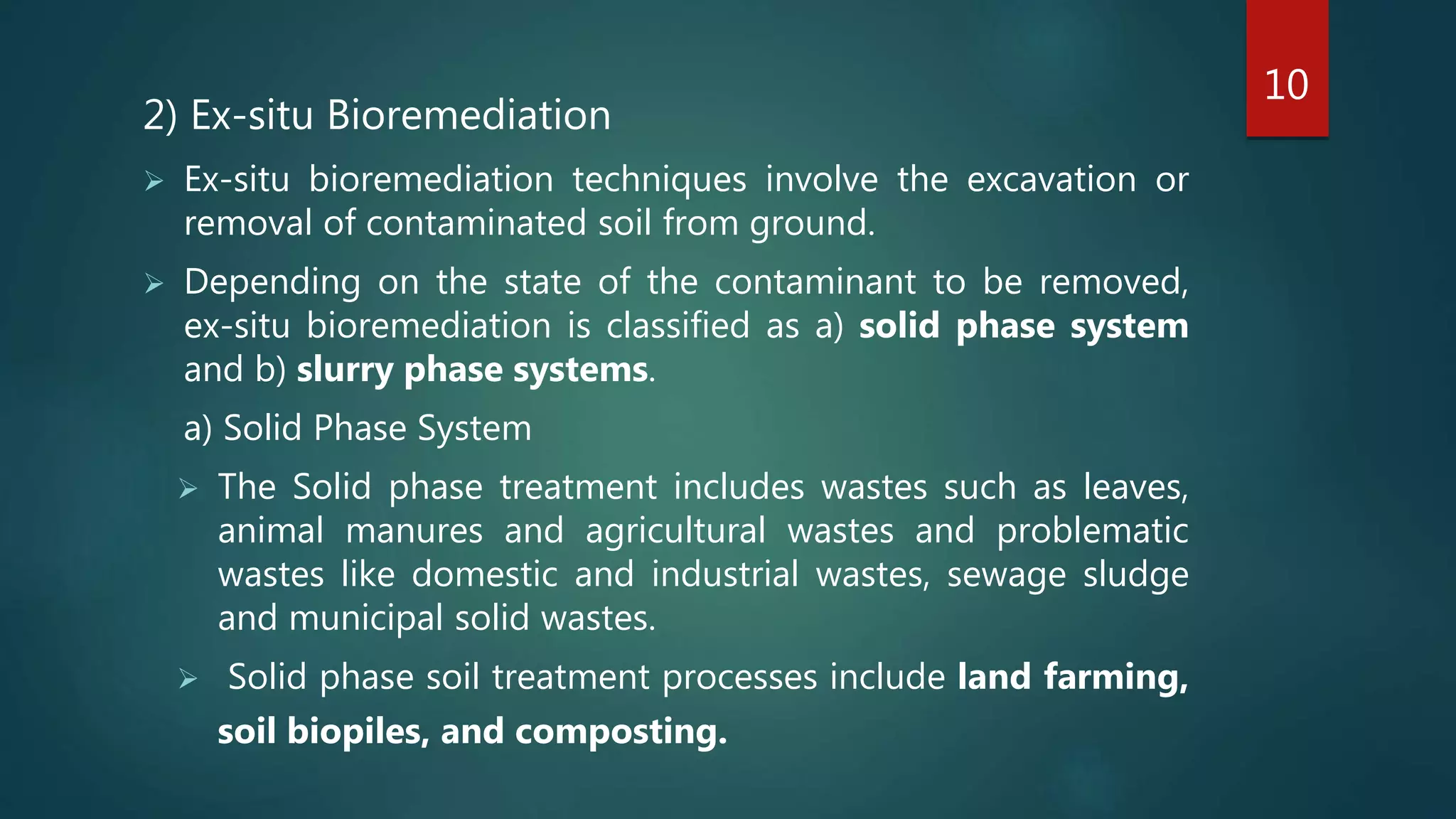 Bioremediation of metal contaminated soil | PPTX