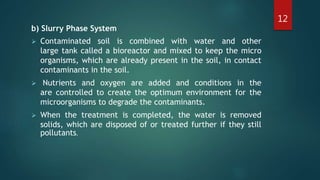 Bioremediation of metal contaminated soil | PPTX