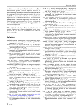 Bioremediation of toxic heavy metals (th ms) contaminated sites.2020