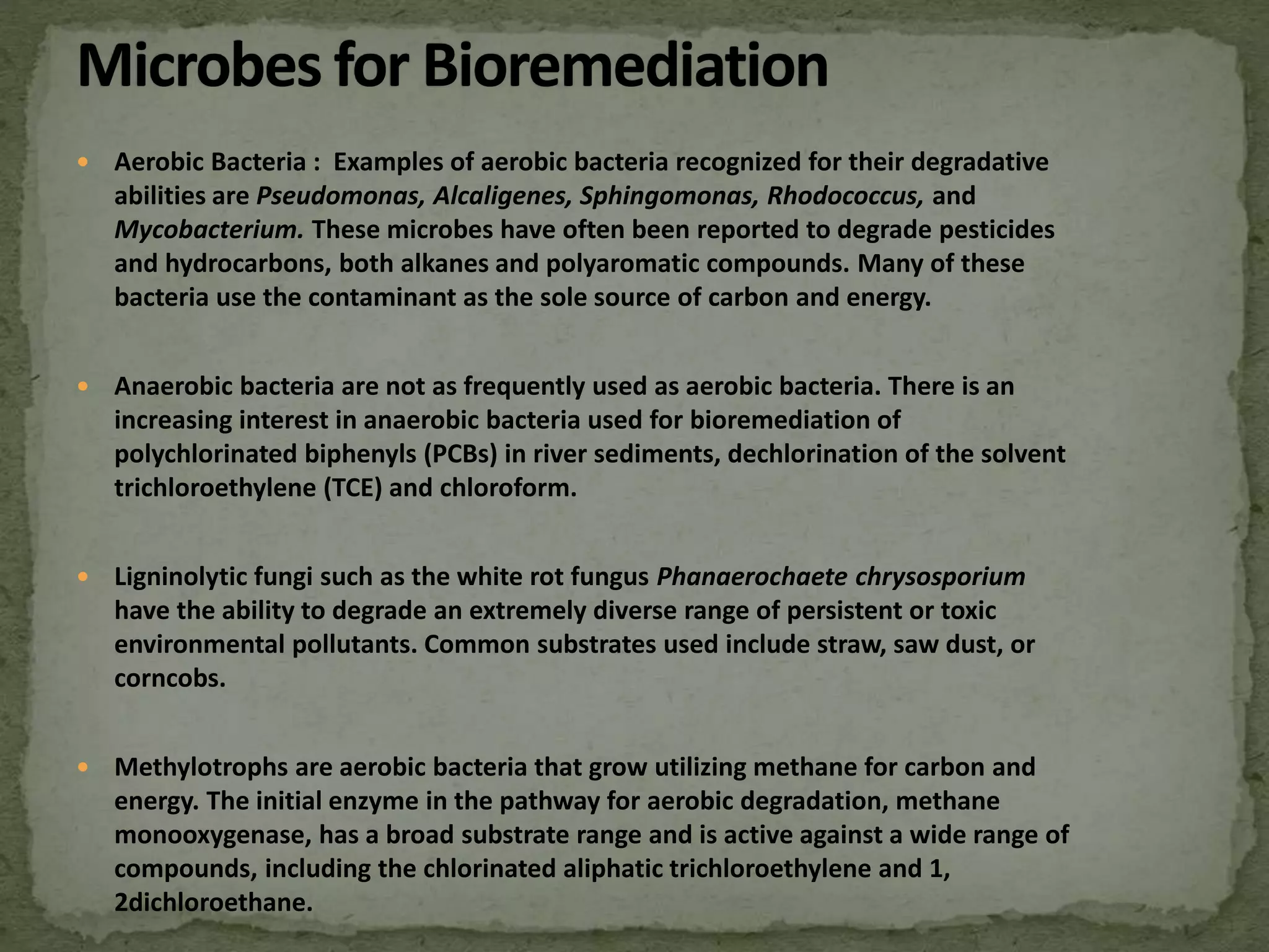 Bioremediation of wastewater by microorganisms | PPTX