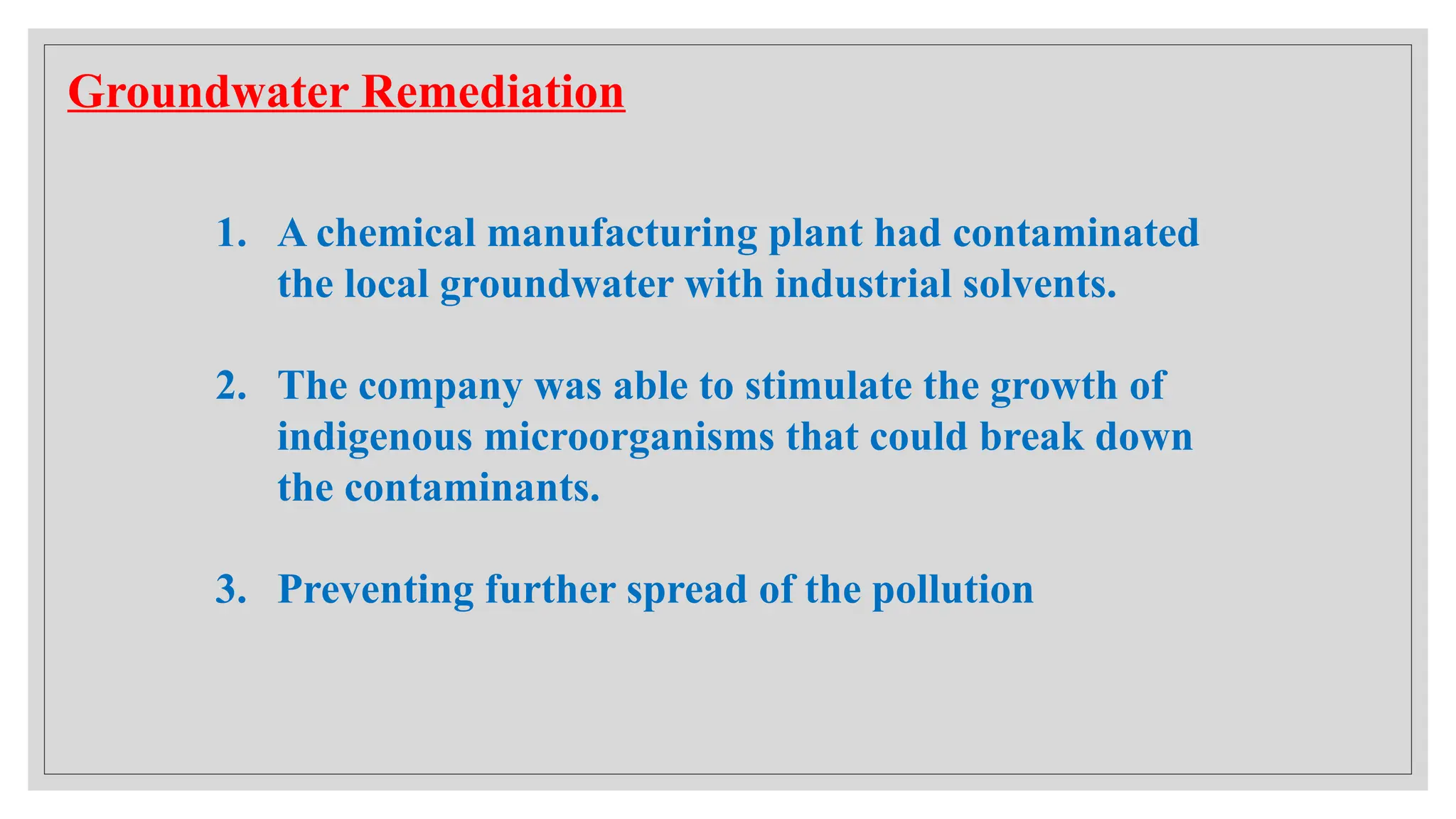 Bioremediation Process / environmental science | PPTX