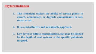 Bioremediation Process / environmental science | PPTX