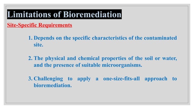 Bioremediation Process / environmental science | PPTX