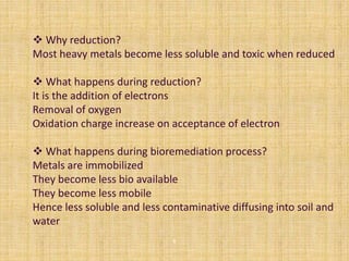 Bioremediation of heavy metals using Fe(III),SULPHATE AND SULPHUR ...