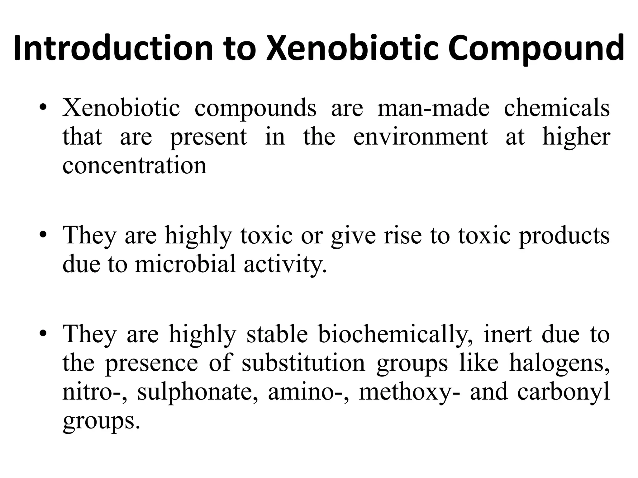 Bioremidation of xenobiotic compound | PPT