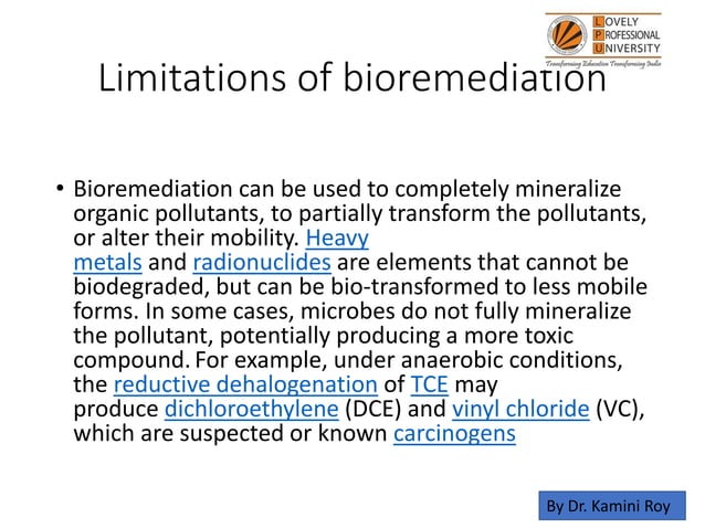 Bio remidiation ppt with audio | PPTX | Biotech and Biomedical Industry ...