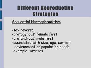 Non-Mammalian Reproduction | PPT
