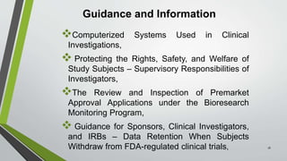 Bioresearch monitoring program | PPTX