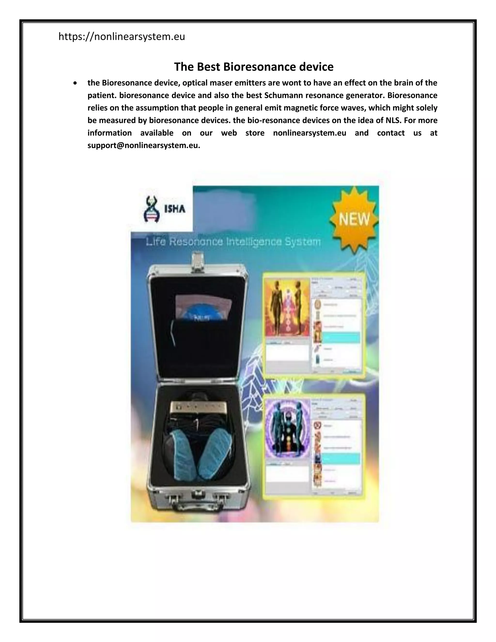 Bioresonance Remote Scans And Treatments | PDF